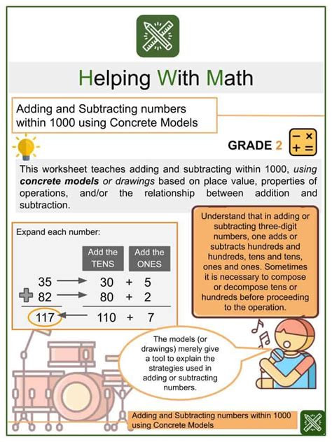 Common Core Sheets Math Worksheet Problems Adding And Subtracting Shapes