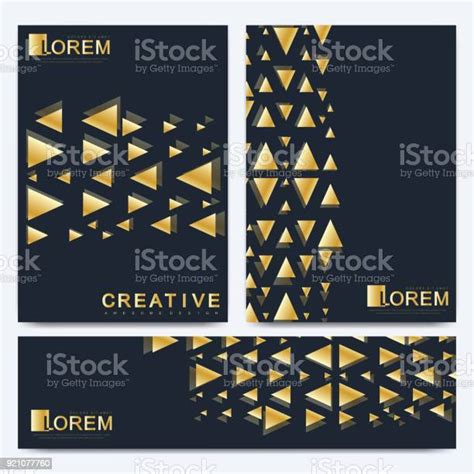 안내 책자 전단지 전단지 커버 카탈로그 잡지 또는 연례 보고서 A4 크기에 대 한 최신 벡터 템플릿 비즈니스 과학 및 기술 설계도 서 레이아웃입니다 삼각형 패턴 배경 0명에