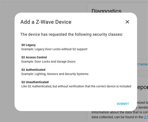 Z Wave JS During Advanced Inclusion The Checkboxes For Granting