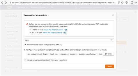 Private Npm Registry Mit Aws Codeartifact Superluminar Gmbh