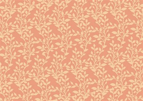 Premium Vector A Seamless Pattern With Leaves And Flowers