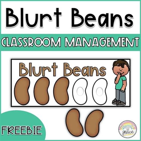 Blurt Beans Blurting Classroom Management By Grades And Grace Tpt