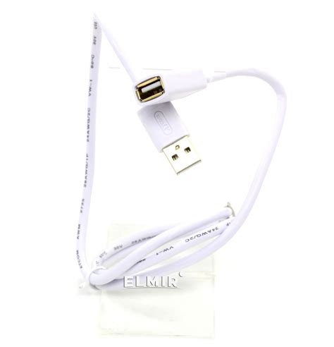 Кабель Usb2 0 Am Af Atcom 0 8 м White 13424 купить Elmir цена отзывы характеристики