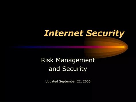 PPT Internet Security PowerPoint Presentation Free Download ID