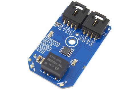 iso1541 i2c data and 1kv power isolator bus handler i2c mini module