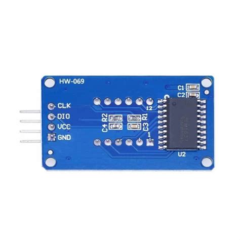 Qbm 4 Bits Tm 1637 Red Led Display Module And Clock Dss4m At ₹ 40piece Led Module In New Delhi