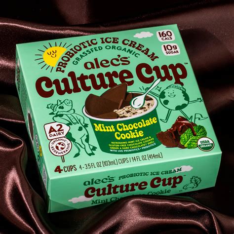 Culture Cup Mint Chocolate Cookie 4 Pack Alecs Ice Cream
