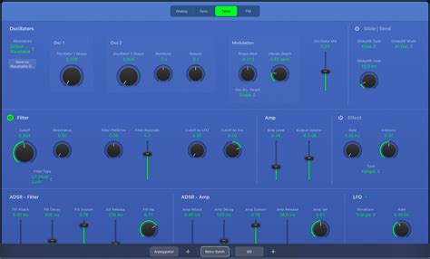 Retro Synth Table Oscillator In Logic Pro For Ipad Apple Support