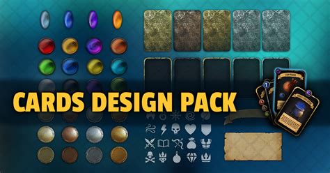Card Game Gui Cards Design 2d Gui Unity Asset Store