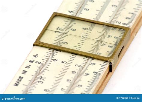 A Slide Rule Stock Image Image Of Ruler Isolated Mathematics 1792059