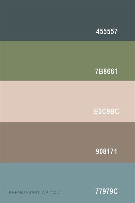Dark Earth Tone Color Palette
