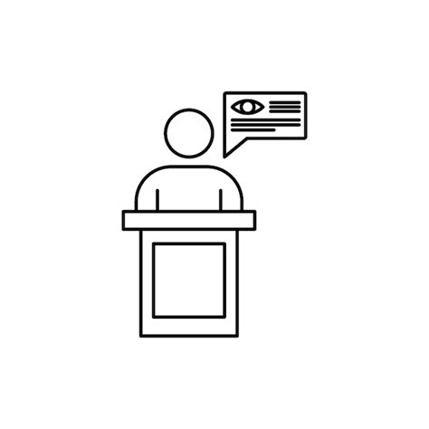 Premium Vector Witness Icon Set Witness Expert Legal Logo Vector