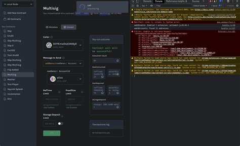 ui remains in processing state when there is a keyring error · issue 458 · use ink contracts ui