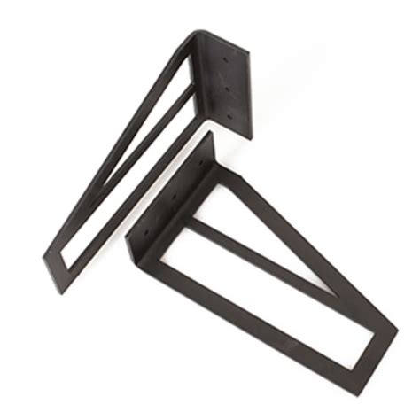 Dark Wood Ledge Shelf Rustica