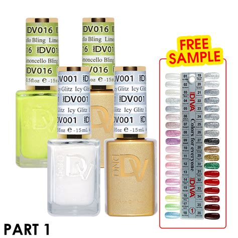 Dnd Diva Gel Nail Polish Duo Dnd Dv Part 1 Set 36 Colors Dtk Nail
