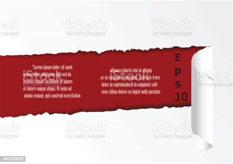 찢어진된 종이 서식 파일 텍스트에 대 한 공간을 가진 종이 배경 위에 찢어진 측면과 백서 찢어진 종이 찢어진된 가장자리와 현실적인 벡터입니다 찢어진된 종이 서식 파일 0명에