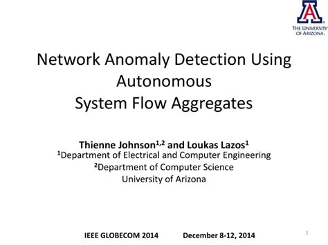 Ppt Network Anomaly Detection Using Autonomous System Flow