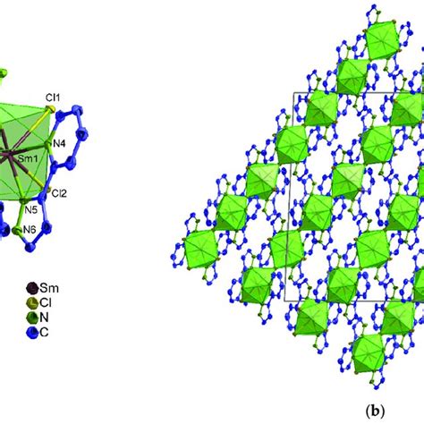 A Extended Coordination Sphere Of The Sm 3 Ion In 1 ∞ Sm 2