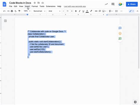 Google Docs Supports Formatting And Displaying Code Gimasys