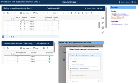 How To Delete Rows With Duplicate Data In Smartsheet Community Cloudsmart Llc