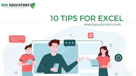 10 Tips For Excel By Bpa Educators Bpa Educators