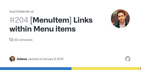 Menuitem Links Within Menu Items Issue Mui Material Ui Github