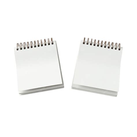 Two Open Spiral Notebooks Placed Side By For Note Taking And Brainstorming Ideas Two Open