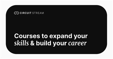 Circuit Stream Adult And Teen Programs In Tech