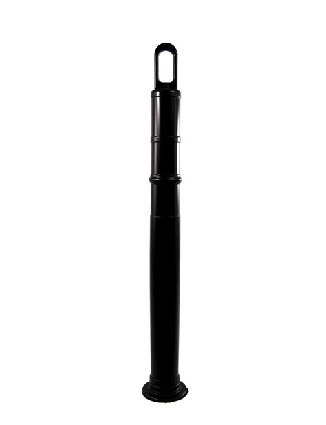 42 Inch Black Looper Tube With 8 Lb Base Tl42b 8 Traffic Safety Store