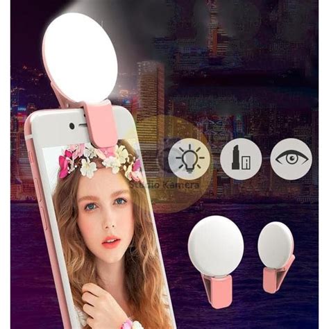 Jual Lampu Selfie Mini Q Jepit Portable Mini Led For Smartphone