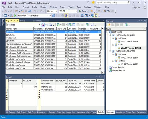 Results Of The Routines Category AQTime Documentation