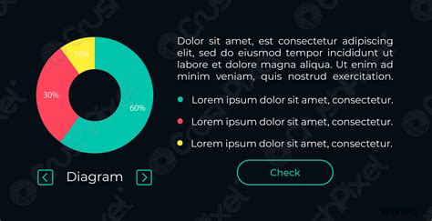 Circle Diagram Ui Element Template Stock Vector 6287852 Crushpixel