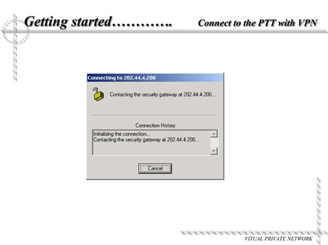 Ppt Connect To Ptt Network With Powerpoint Presentation Free