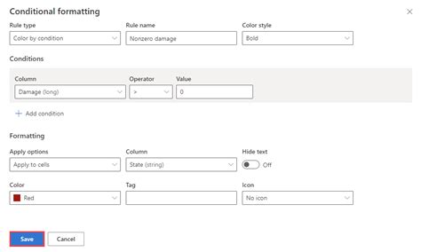 Customize Azure Data Explorer Dashboard Visuals Microsoft Learn