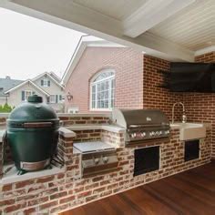 Build A Brick Grill Surround Brick And Stone Grill Surround Built