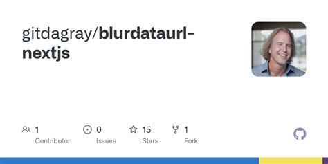 GitHub Gitdagray Blurdataurl Nextjs