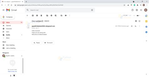 Send Email Using Python Python Geeks