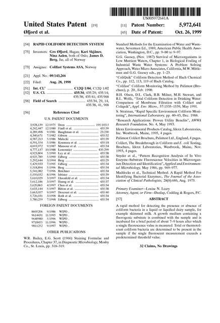 Rapid Coliform Detection System Juan Carlos Udocz