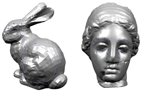 A B Show Additional Examples Of Geodesic Hermite Spline Curves On Download Scientific Diagram