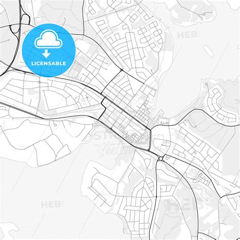 Vector Pdf Map Of Piteå Sweden Hebstreits