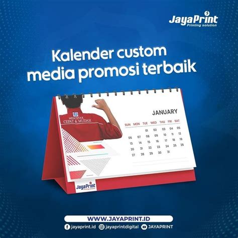 Cetak Kalender Murah Brosur Desain Kalender Kartu Nama