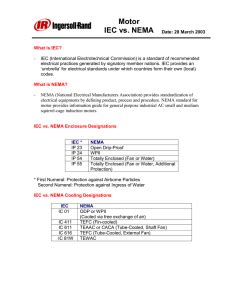 NEMA IEC Terminal Markings Guide