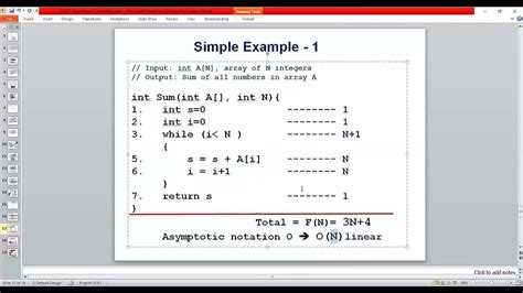 01 C351 Computer Algorithms Analysis Of Algorithms Part 2 Youtube