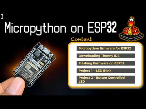 Easy To Use Than Arduino Getting Started With Micropython On ESP32 EP1
