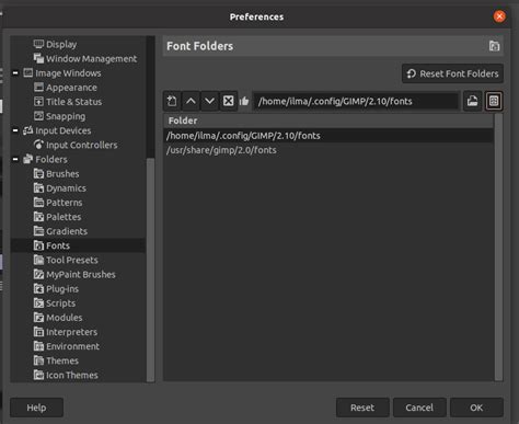 How To Add Or Install Fonts In GIMP Windows Linux MacOS Edits