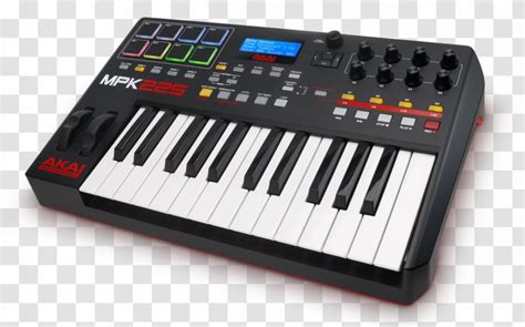 Akai MPK225 MIDI Keyboard Controllers MPC Mpc Transparent PNG