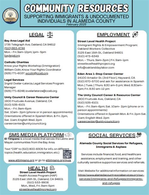 Immigrant And Undocumented Resources One Pager Acpd Getting Out