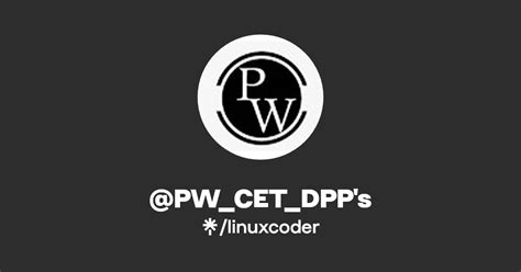 PW CET DPP S Linktree