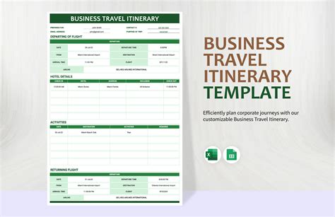Travel Planner Templates In Excel To Download